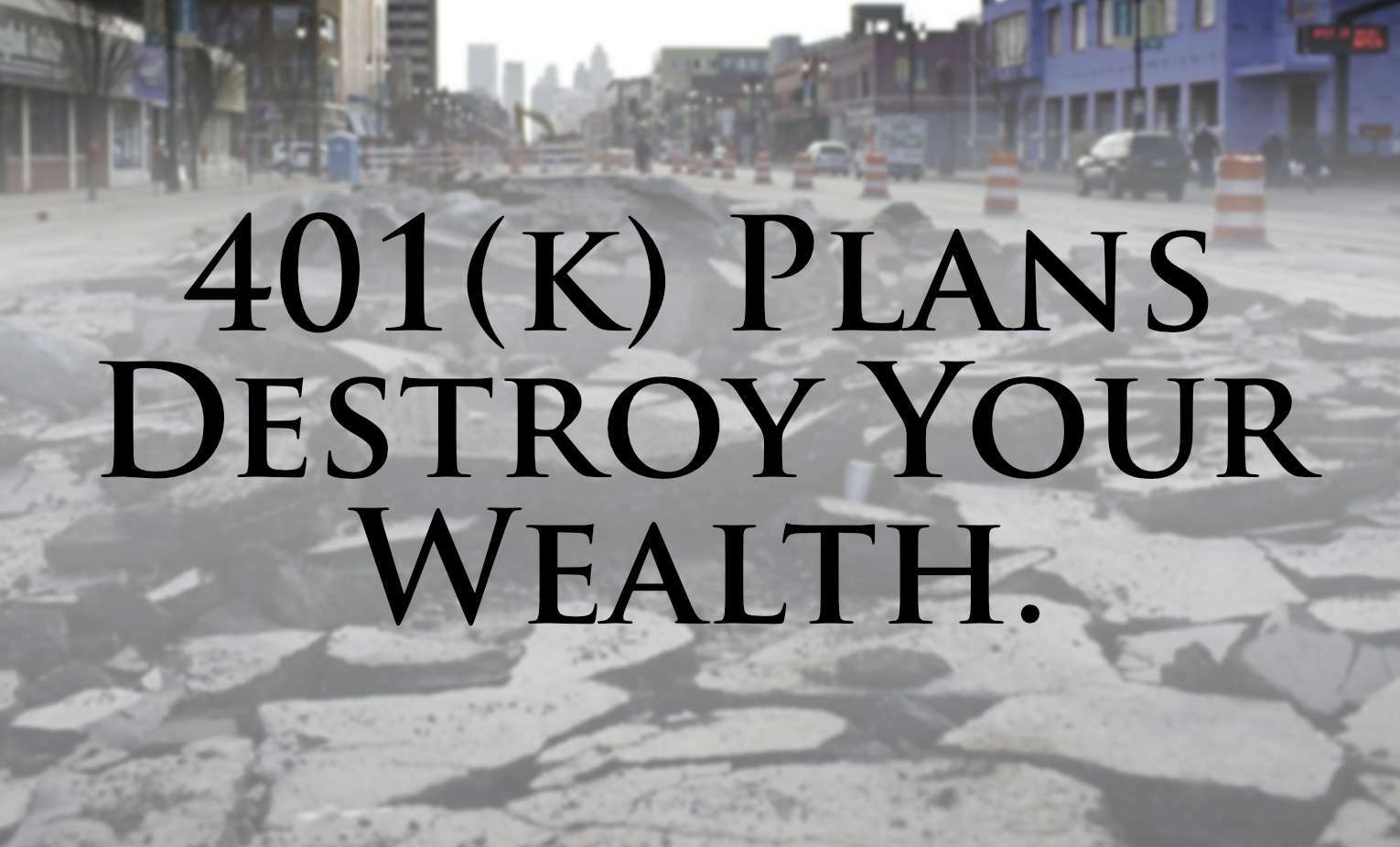 This Is Destroying Your Wealth - Get Rich Education