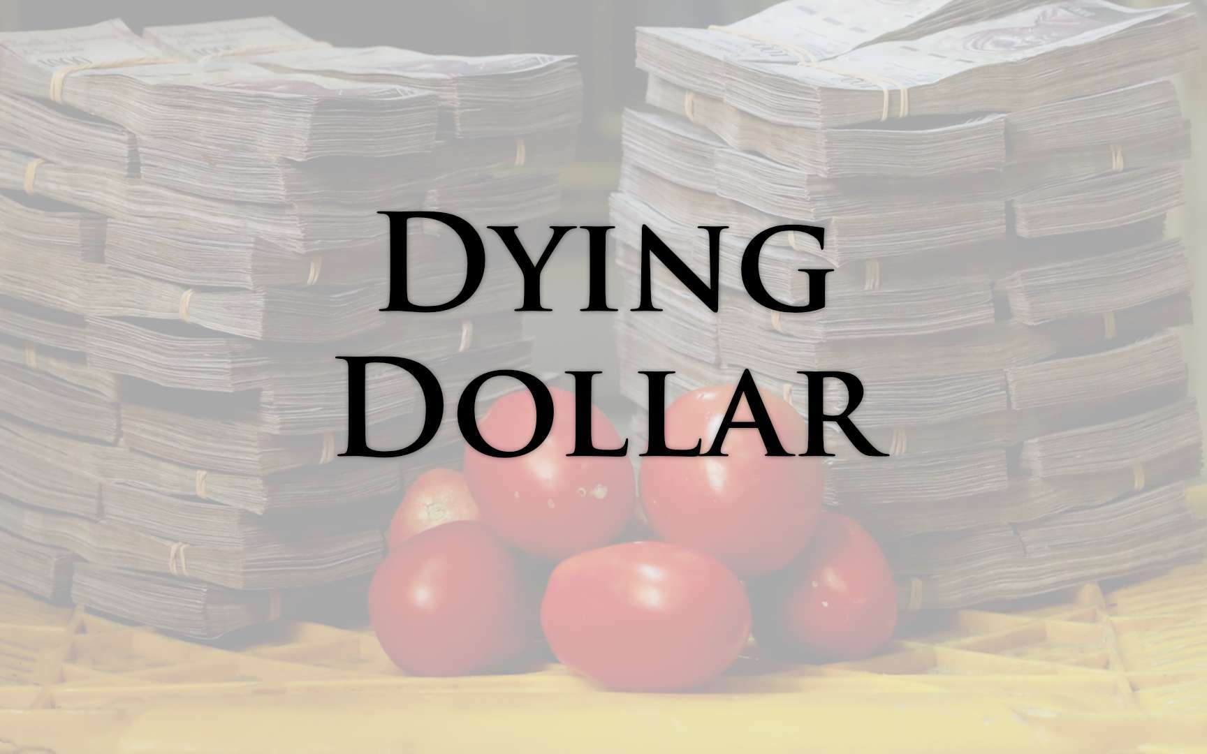 Goodbye To The U.S. Dollar - Get Rich Education