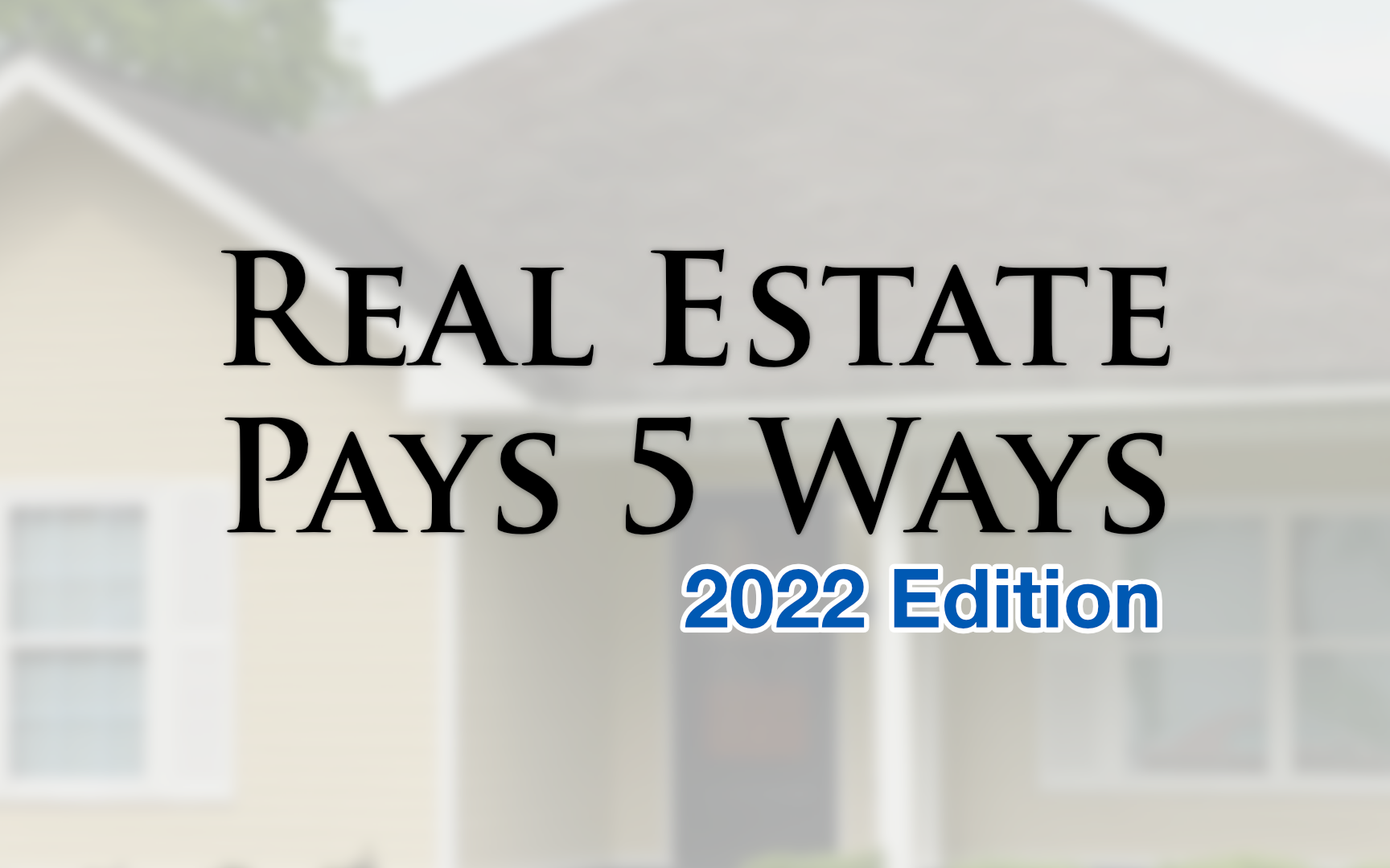 Five Ways: 2022 - Get Rich Education Five Ways: 2022 - Get Rich Education